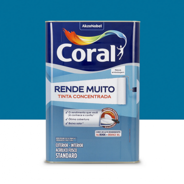 Coral Rende Muito 16L - Azul Profundo - Outlet das Tintas