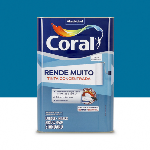 Coral Rende Muito 16L - Azul Profundo - Outlet das Tintas